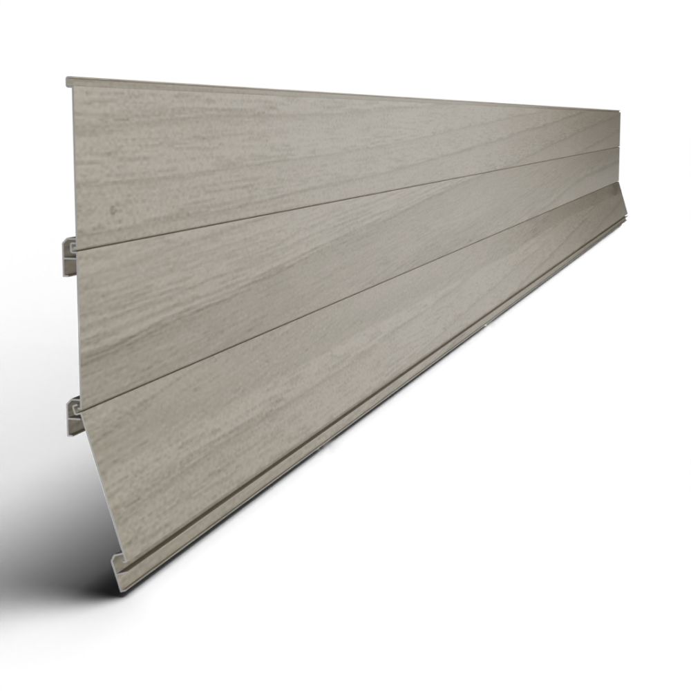 Aluminium Cladding Panel - 150mm x 5650mm Grey Ash