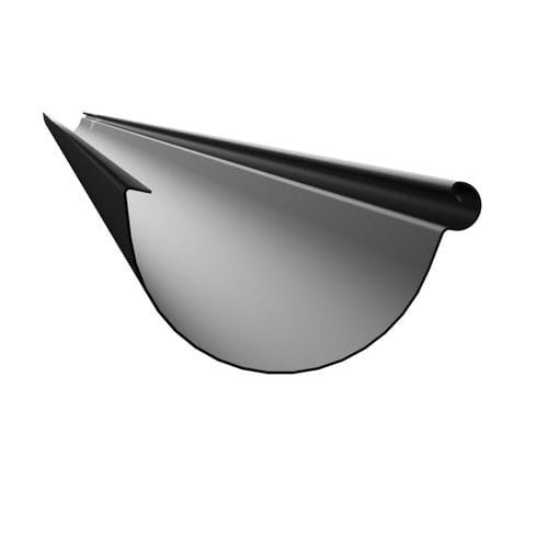 Steel Gutter - 120mm x 3mtr Black