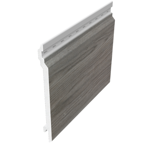 Naturale Wood Effect Cladding With V-Groove - 150mm x 5mtr Grey Cedar ...