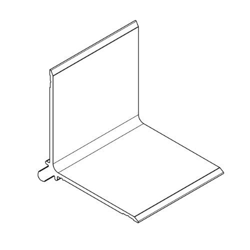 Aluminium Cladding Two Part External Corner - 2825mm Queensland Walnut