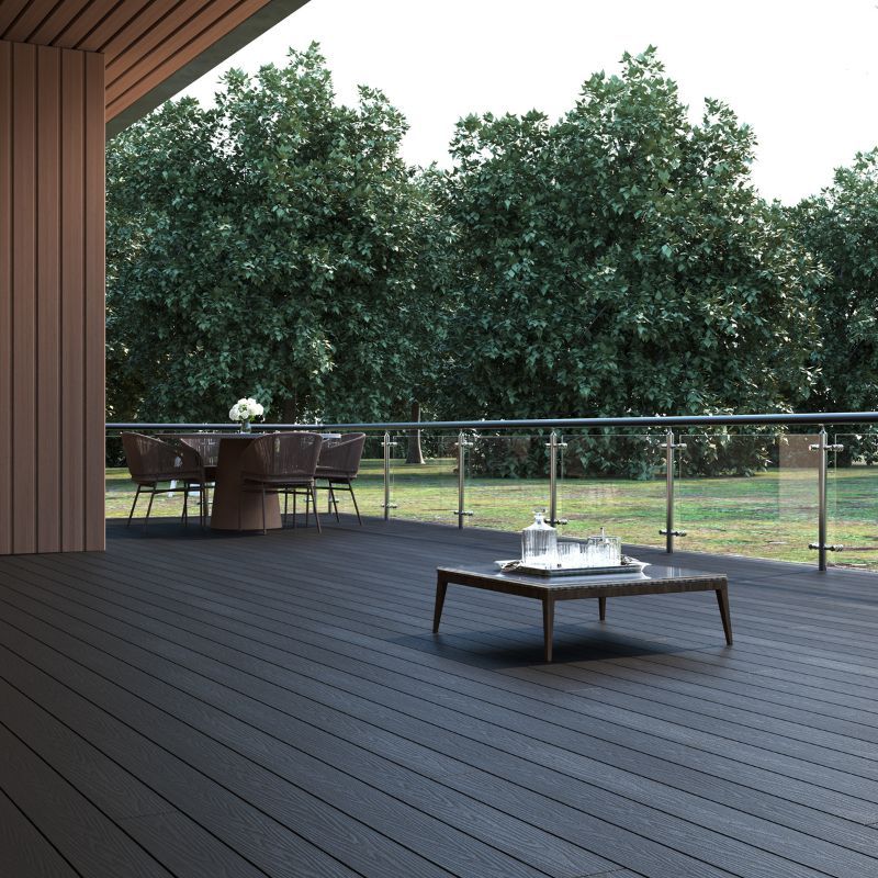 Standard Woodgrain / Grooved Composite Decking Board - 135mm x 3600mm ...