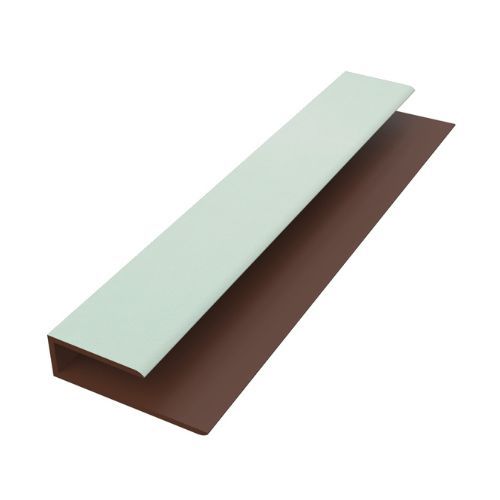 Agate Grey Woodgrain Soffit J Trim - 5mtr