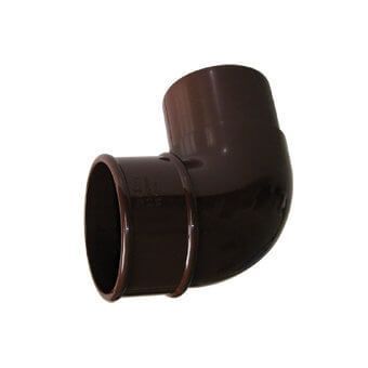 Mini Gutter 92.5 Degree Bend - Brown