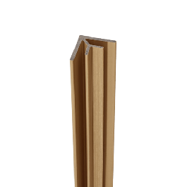 Composite Panel Cladding Internal Corner Trim - 3.6mtr Natural Oak
