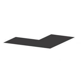 Aluminium Soffit Flat External 90 Degree Corner - 210mm x 2mm Black